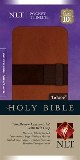 NLT Pocket Thinline Holy Bible With Belt Loop. Christian Resource Centre