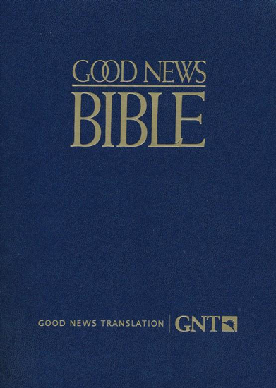 Gnt Large Print Bible 2nd Edition Blue By American Bible Society