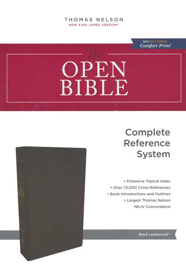 NKJV The Open Bible by Thomas Nelson. Christian Resource Centre